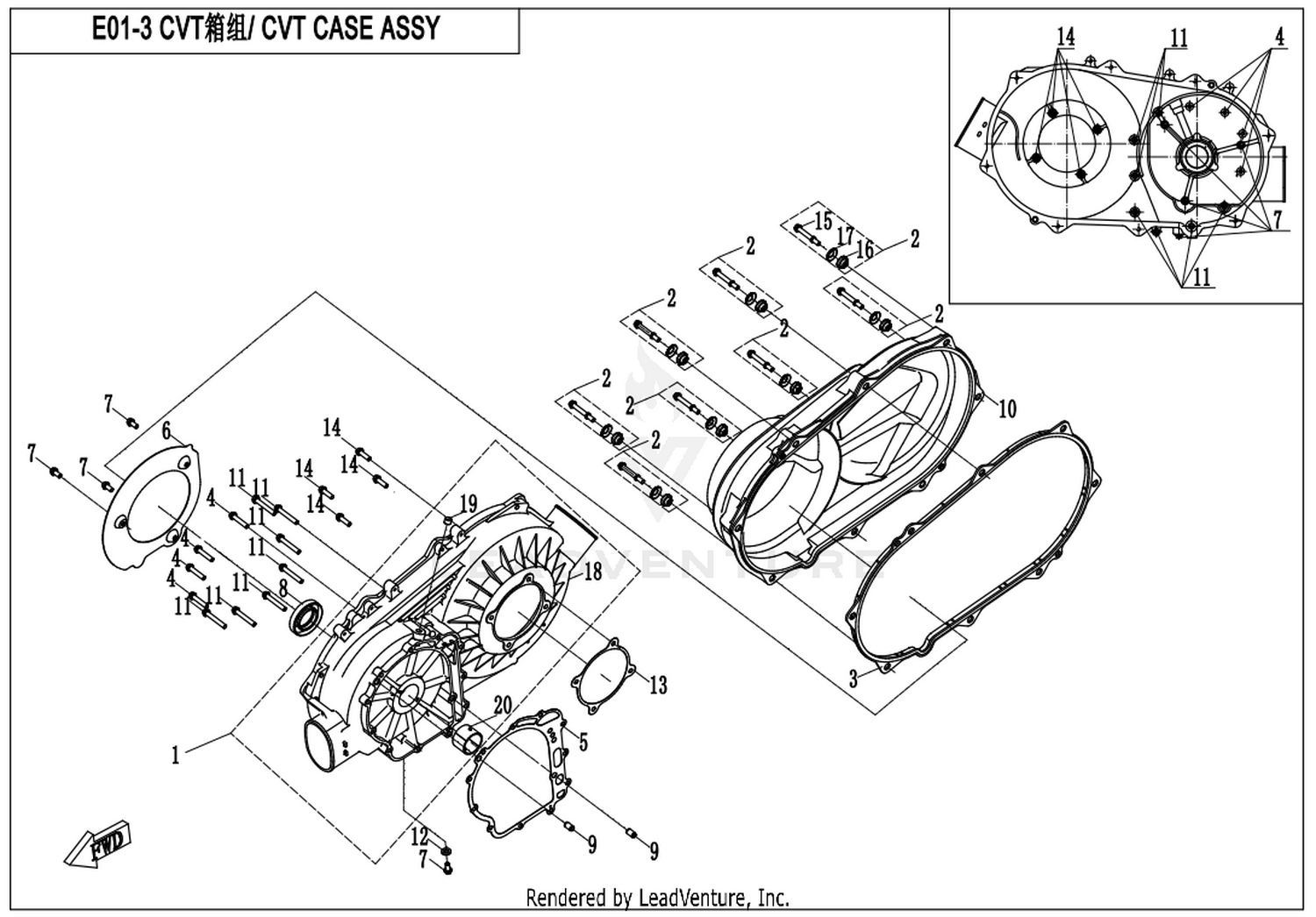 Cvt Case Assy(Old)